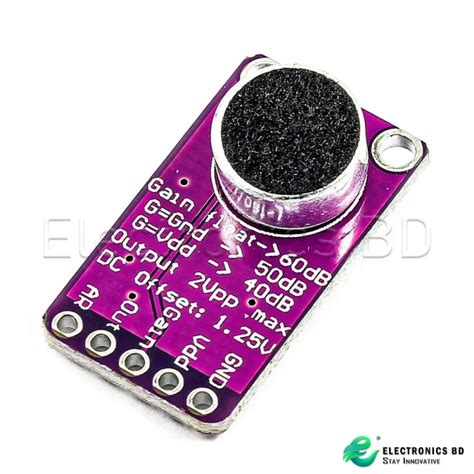 Max9814 Microphone Agc Amplifier Module Latest Price In Bangladesh Bd