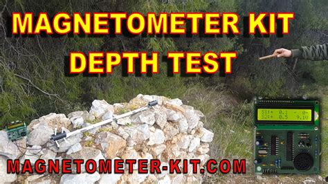 Magnetometer Kit Depth Test Diy Fluxgate Magnetic Field Sensors Gradiometer Fgm 3 Pro Youtube