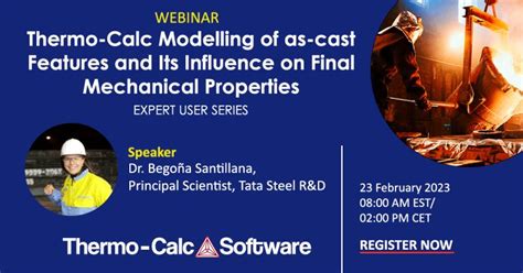 Thermo Calc Software On Linkedin Webinar Thermo Calc Modelling Of As Cast Features And Its