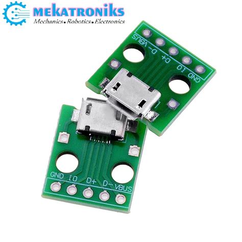 Micro Usb Dip Converter Pin Female Connector B Type