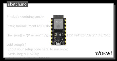 Json Test Wokwi Esp32 Stm32 Arduino Simulator