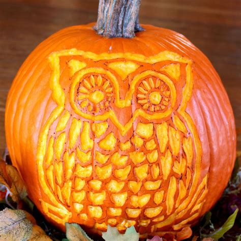 Free Pumpkin Carving Templates Owl Totally Free Printables