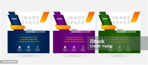 편집 가능한 정사각형 비즈니스 웹 배너 디자인 템플릿 세트입니다 소셜 미디어 게시물 인스타그램 스토리 및 웹 광고에 적합합니다 0명에 대한 스톡 벡터 아트 및 기타 이미지