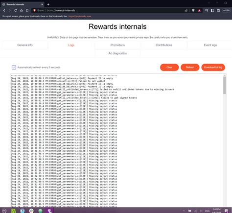 Add Timestamps To Logging In `bravetor Internals` · Issue 25319 · Bravebrave Browser · Github