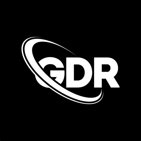 Gdr Logo Gdr Letter Gdr Letter Logo Design Initials Gdr Logo Linked With Circle And Uppercase