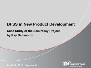 Example Of DFSS Project PPTX