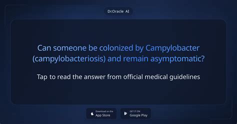 Can Someone Be Colonized By Campylobacter Campylobacteriosis And Remain Asymptomatic