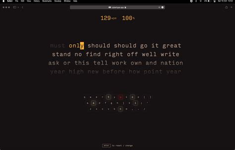 i made a fast and minimal typing app cybertype app r webdev