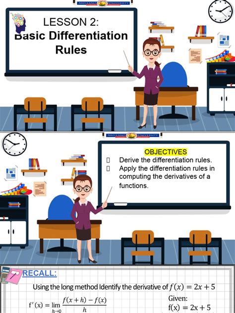 Lesson 2 Basic Differentiation Rules 2 Pdf Technology And Engineering