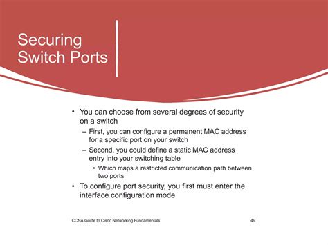 Basic Switch And Switch Configurationpptx