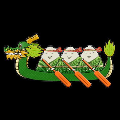 龙舟端午节手绘素材 花瓣网