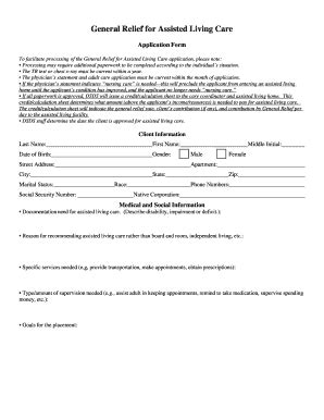 Alaska General Relief Application Form Fill And Sign Printable