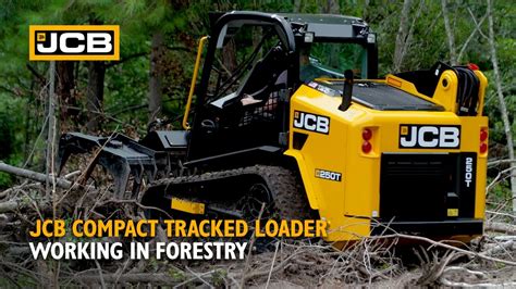 Jcb Compact Tracked Loader Working In Forestry Youtube