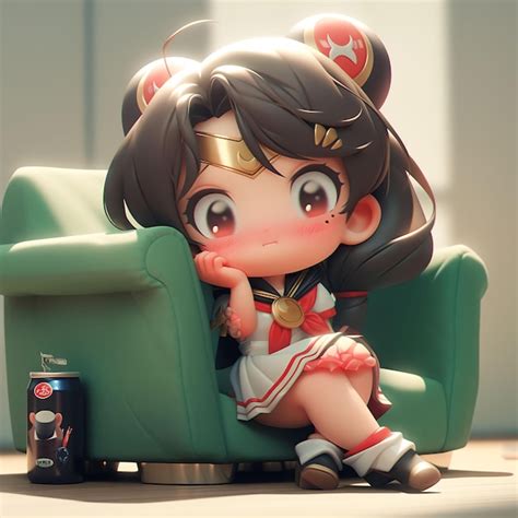 Premium Photo Cute Chibi Girl