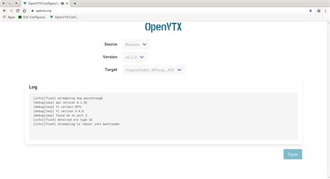 Cant Update Happymodel Aio X12 Elrs Openvtx · Issue 4 · Openvtx