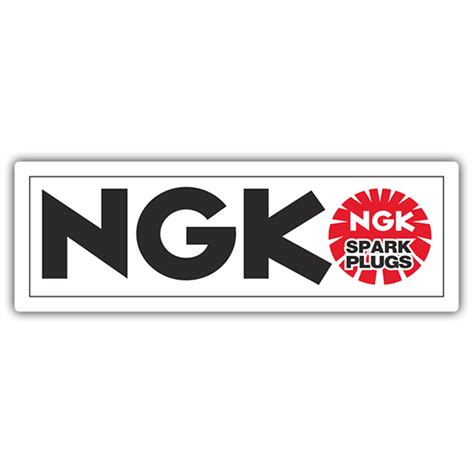 Sticker Ngk Spark Logo