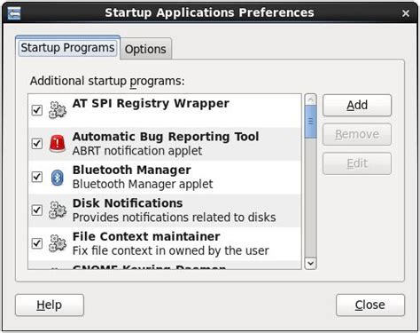 RHEL Desktop Starting Applications On Login Techotopia
