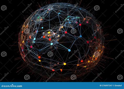 Brain Ball Of Neural Networks Futuristic Representation Logo Generative