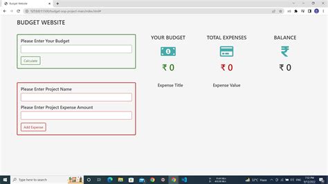 Github Anujsinghsaxenateam Budget Planner