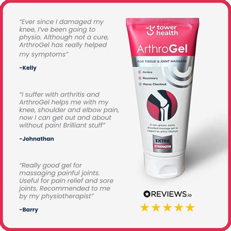Arthrogel Soothing Muscle And Tissue Massage Gel 200ml Tower Health