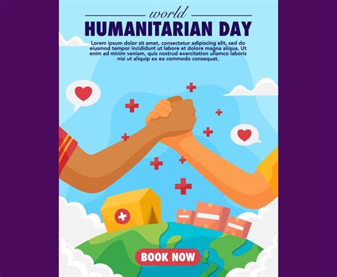 Poster Concept Of Humanitarian Day