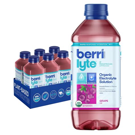 Berri Lyte Plant Based Organic Electrolyte Solution