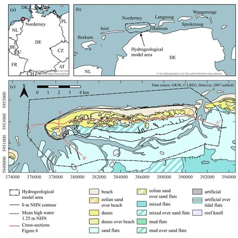 Location Of Norderney A In Germany And B In The German Wadden Sea Download Scientific