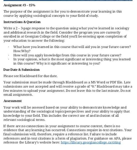 Assignment 3 15 The Purpose Of The Assignment Is