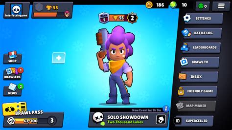 Menu Brawl Stars Interface In Game
