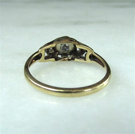 Antique 14k Diamond Engagement Ring Etc10458 Decatur Coin And Jewelry