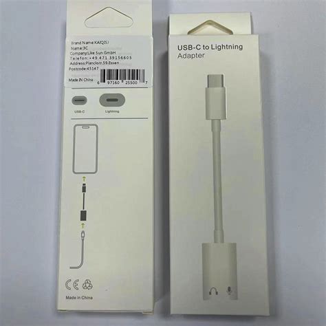Адаптер переходник для наушников и микрофона Usb C на Lightning Earpods Jack купить на Ozon по