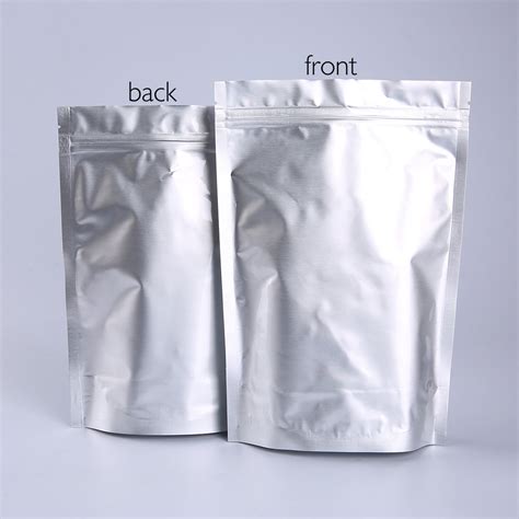 1kg Metalized Silver Pouches The Pouch Shop