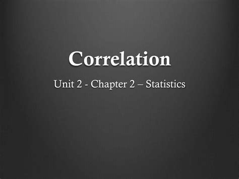 Ppt Correlation Powerpoint Presentation Free Download Id2755989