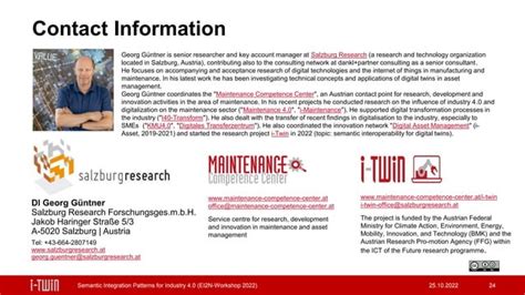 Semantic Integration Patterns For Industry 4 0 Ppt