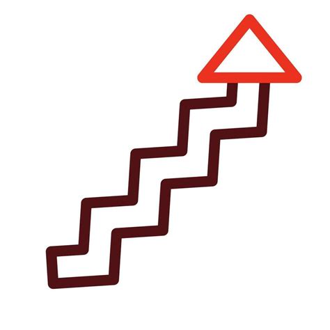 Zigzag Arrow Vector Thick Line Two Color Icons For Personal And Commercial Use 29260763 Vector