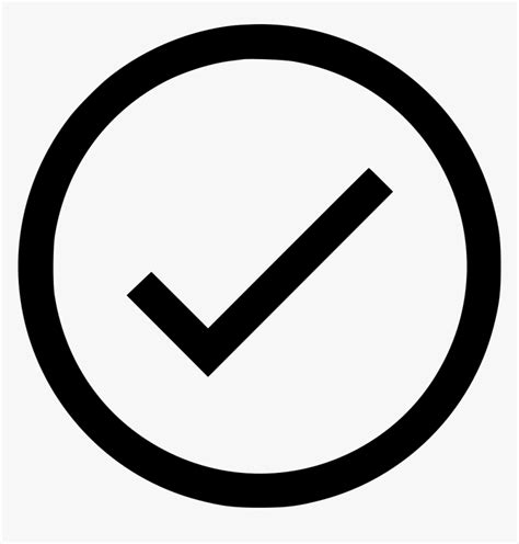 Check Verify Pure Write Round Tick Font Awesome Check Circle Hd Png