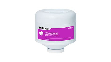 Solid Laundry Sour Soft Ecolab