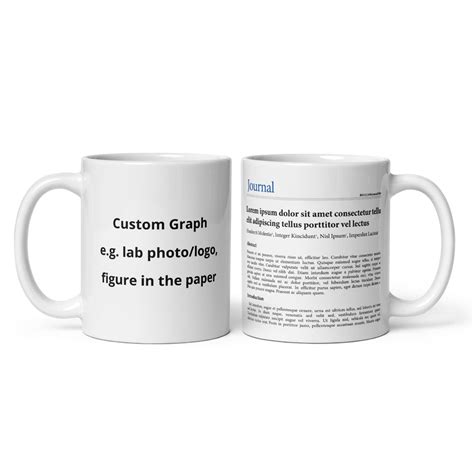 Custom Graph Mug White Sciencegrit