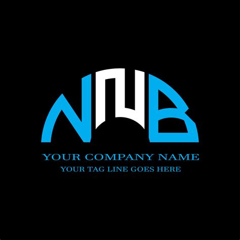 Nnb Letter Logo Creative Design With Vector Graphic 8466487 Vector Art