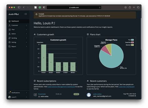 demo acelle email marketing web platform