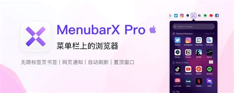 双 11 大促！mac 菜单栏浏览器 Menubarx 限时 9 折，仅需 26 1 元 神一样的男人 深圳市龙岗区志龙设计工作室