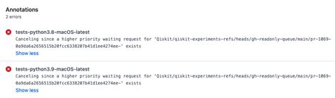 Investigate Mac CI Issues With The Merge Queue Issue 1085 Qiskit