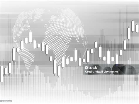 세계 지도와 증권 거래소 차트 시장 투자 거래 거래 플랫폼 비즈니스 그래프 벡터 일러스트 배경 주제에 대한 스톡 벡터 아트 및 기타 이미지 Istock