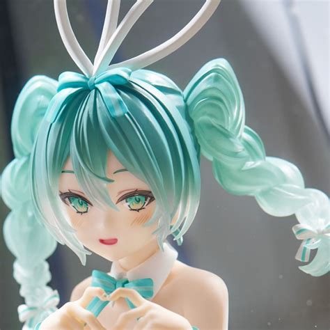 【bilibili】hatsune Miku White Bunny Girl 16 Static Figure Height About