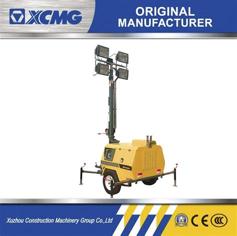 Xcmg Official Construction Telescopic Mobile Light Tower Diesel Generator Portable Light Tower