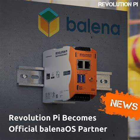 revolution pi becomes official partner of balena 🤝 revolution pi