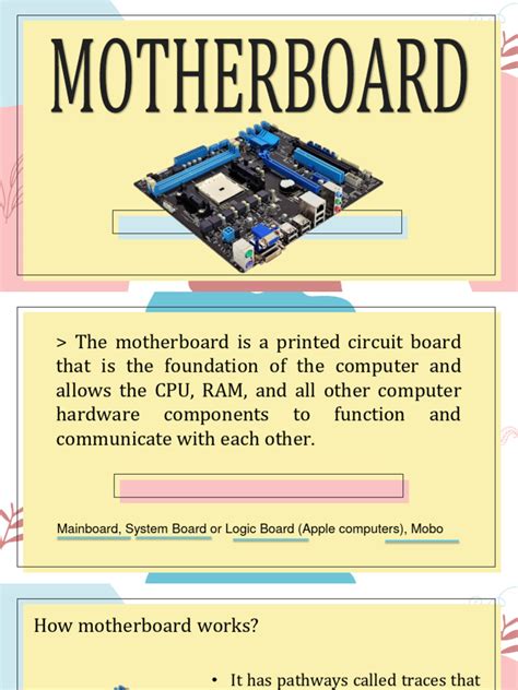 1 motherboard pdf microcomputers classes of computers
