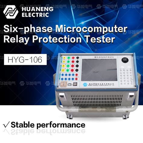 Secondary Injection Six Phase 6 Phase Microcomputer Relay Protection