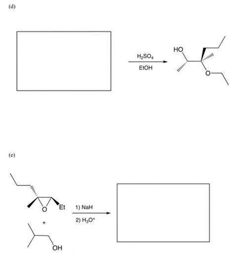 2 draw the missing reagent reactant or product in