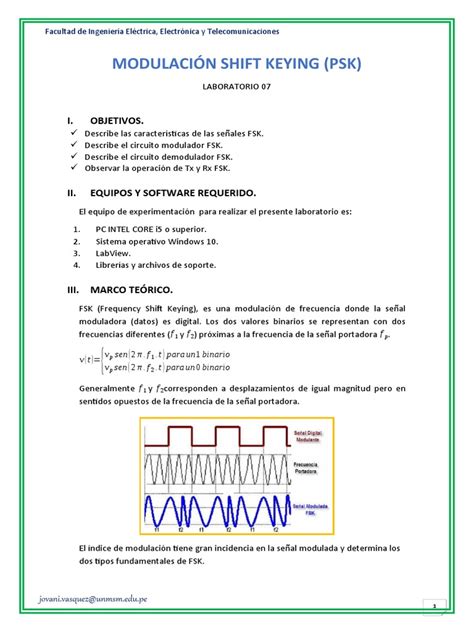 Modulación Shift Keying Psk Pdf Modulación Telecomunicaciones